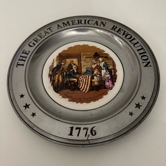 Wall Decor | The Great American Revolution 1776 Wallart Pewter Ceramic ...
